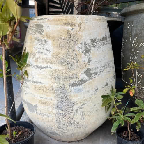 Thai Limestone Pear Planter